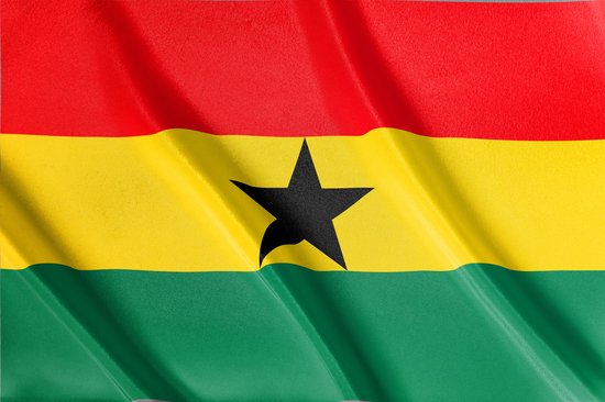Vlag Ghana | Ghanese Vlag | Alle Afrikaanse vlaggen | 52 soorten ...