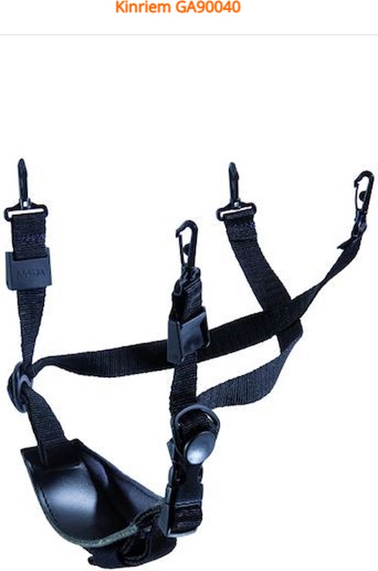 MSA - Kinriem GA90040 - Zwart - Kinband | bol