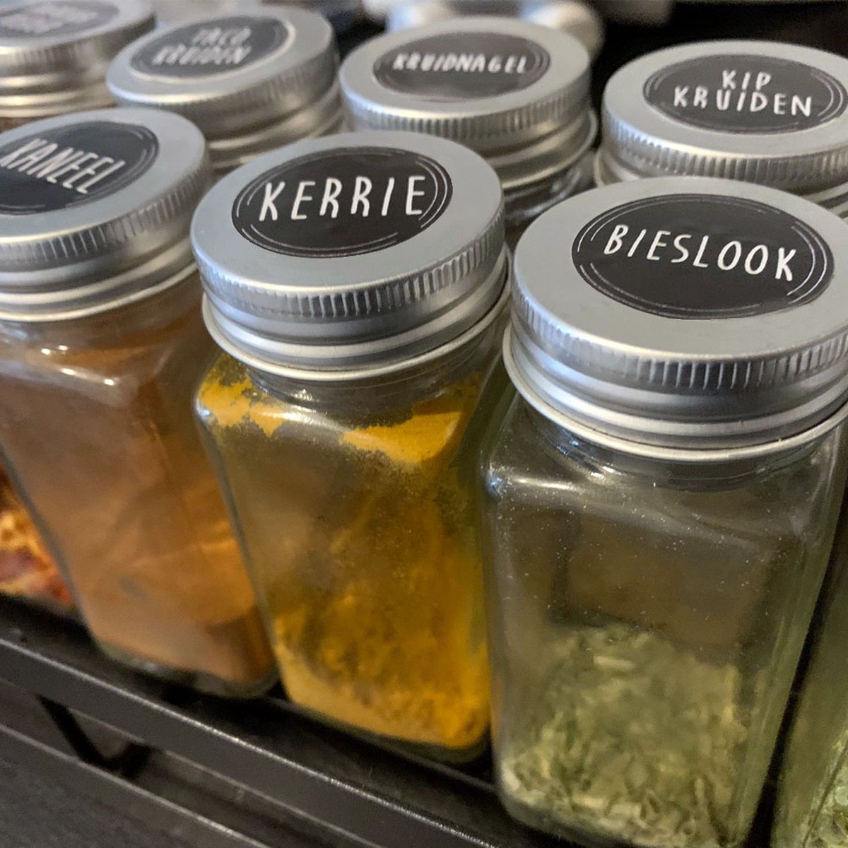 Kruiden Etiketten Set met 54 stuks | Kruidenstickers | Kruiden Labels ...