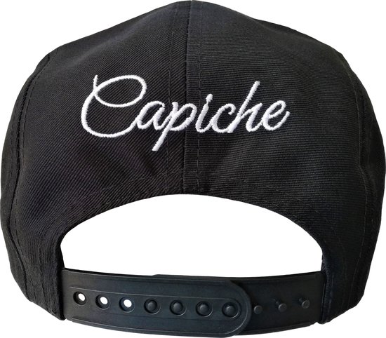 Capiche® 5-Panelen Pet Heren – Black Bee – Zwart – Verstelbaar met ...