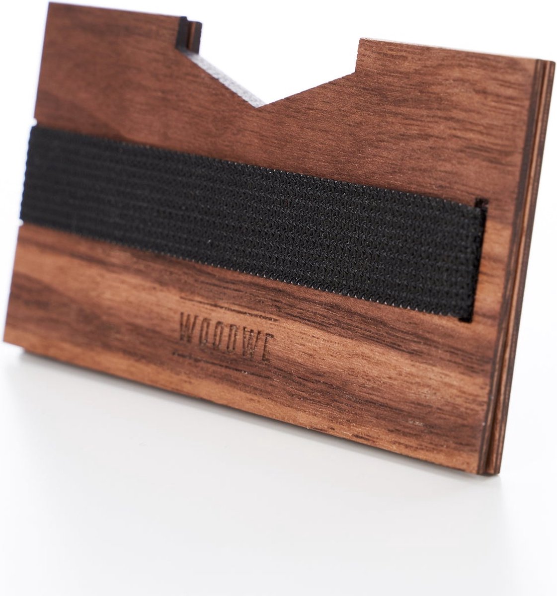 Woodwe - Pasjeshouder - Walnoten hout - Duurzaam - Bankpasjes houder ...