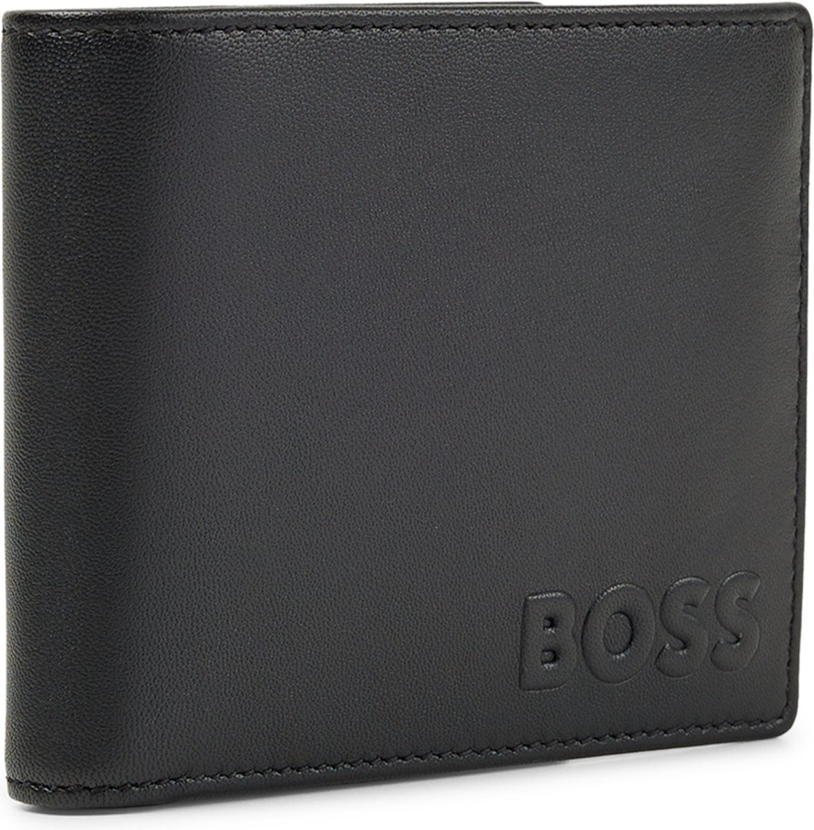 Hugo Boss - Byron S trifold portemonnee - RFID - heren - black | bol.com