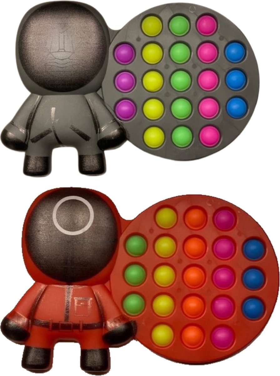 DIH Pop It Fidget Toy - Bekend van Squid Game - Rond - Frontman | bol.com