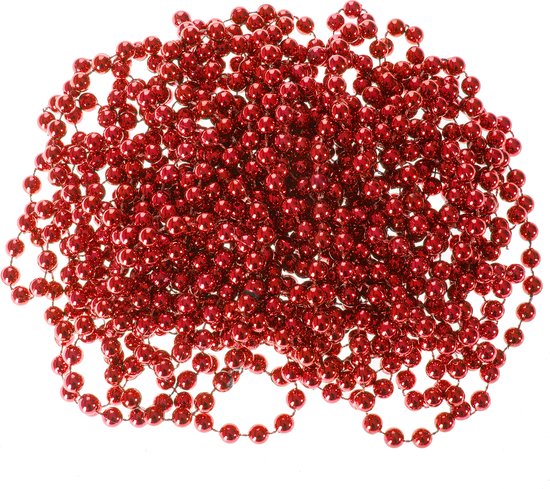 Springos Kerstslingers | Kralenslingers | Kerstversiering | 10 m | Rood ...