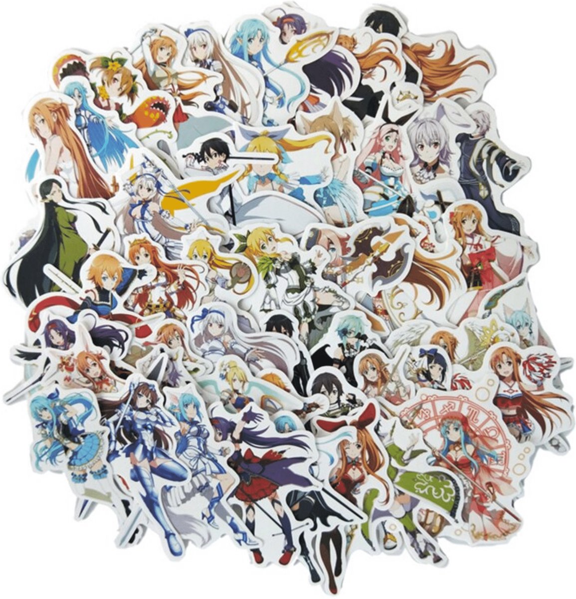 Sword Art Online Stickers - 50 Stuks - Sword Art Online Asuna - Sword ...