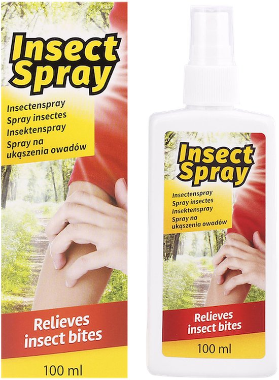 Insectenspray voor na de beet| After Bite |Verlicht insectenbeten |100 ...