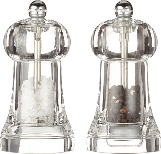 Pepermolen - Luxe Peper en Zoutmolen Set - Premium Kwaliteit - Stevig ...