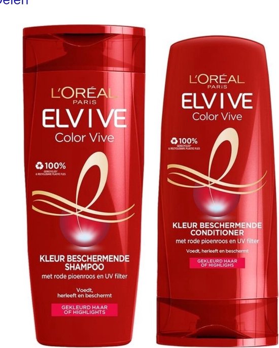 L'Oréal Elvive Color Vive/ Colour Protect Shampoo & Conditioner Set ...