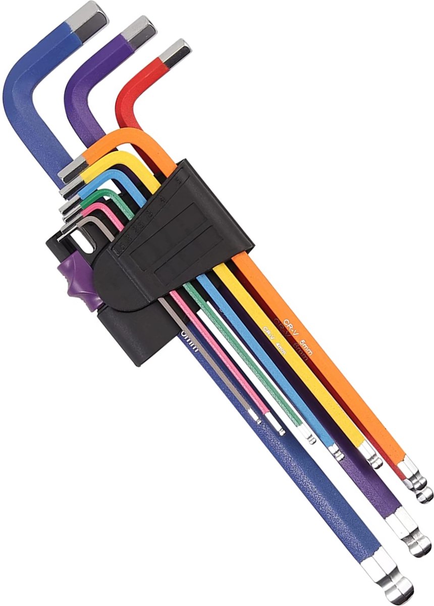 Inbussleutel Set - Torx key set - 9-delige L-vormige inbussleutelset ...