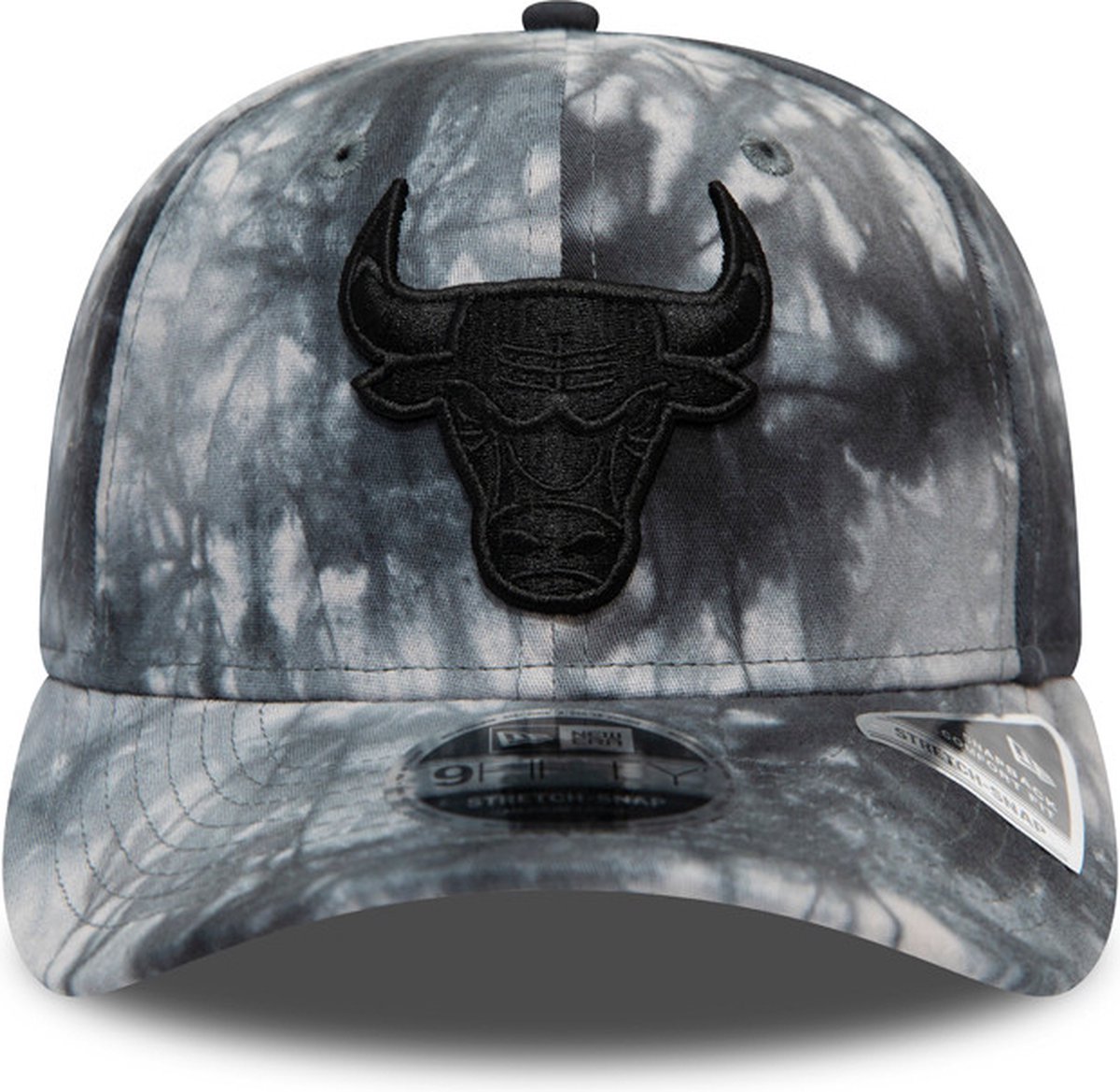 Chicago Bulls Tie Dye Grey Stretch Snap 9FIFTY Cap | bol.com