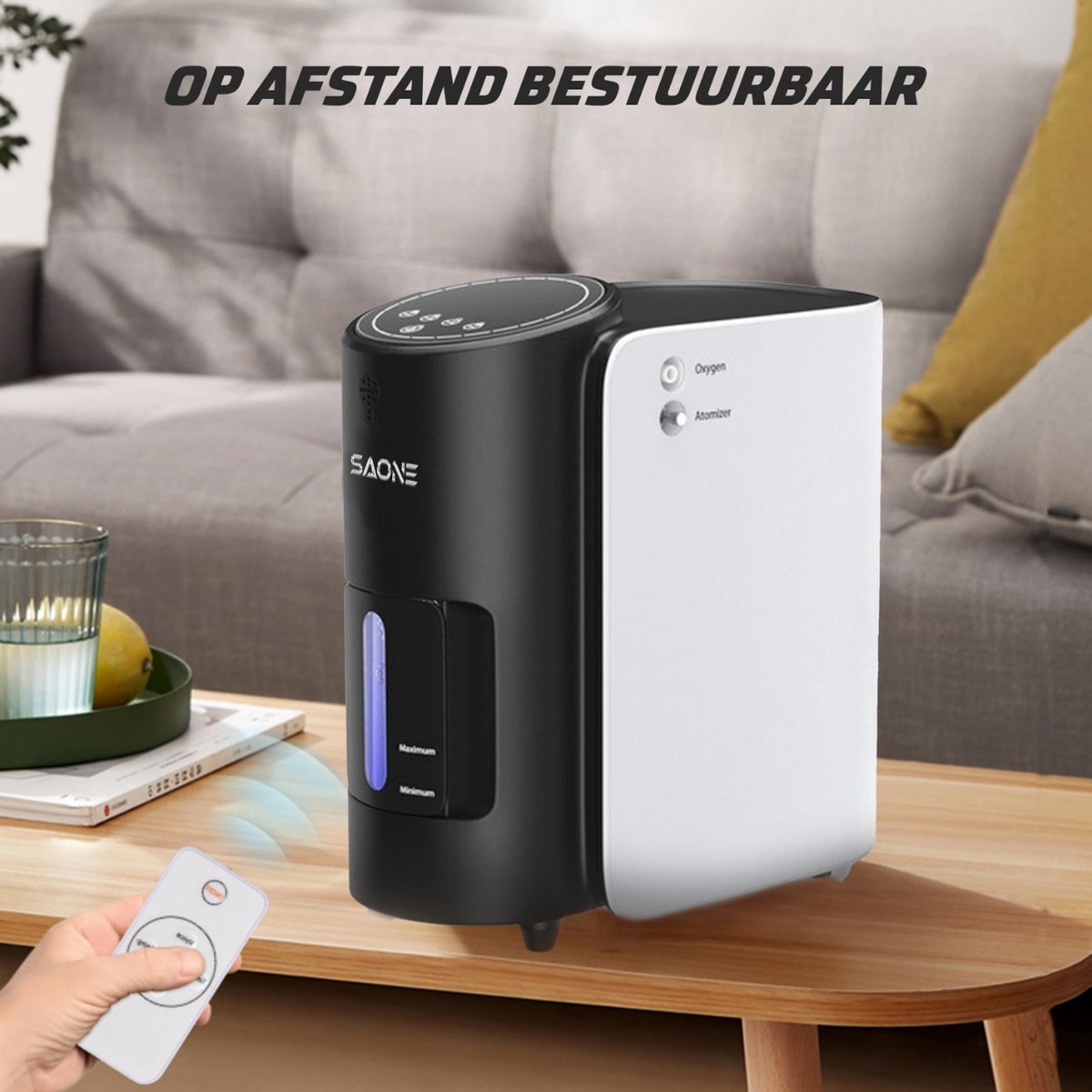 Saone Draagbare Zuurstof Generator - 1-7 Liter Per Minuut ...