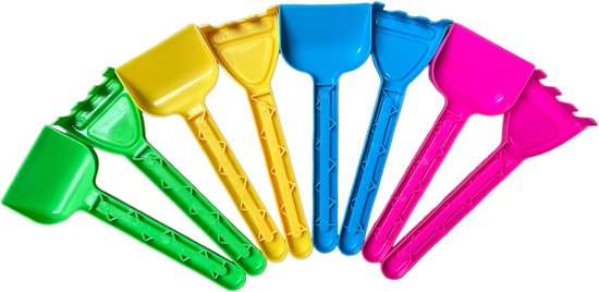 Schep met Hark 31 cm - assorti - Prijs per kleur | bol