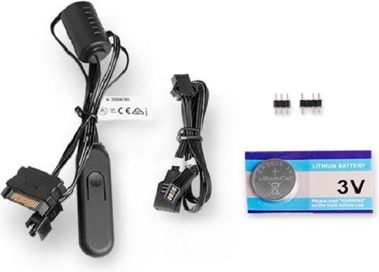 Deepcool ARGB Controller - Lichtschakelaar - ARGB - 1x SATA 5V - 1x 3 ...