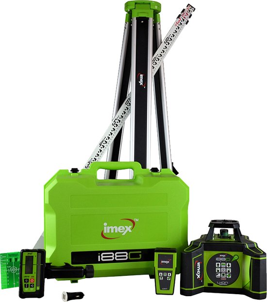 Imex Rotatielaser Rood 012-I88RX10-KIT | bol