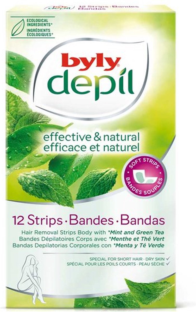 Byly Depil Bandas Faciales Menta Y Té Verde 12 U | bol.com