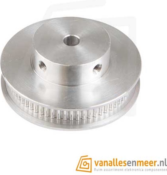 GT2-6 60 Tanden 10mm boring Pulley Aluminium | bol