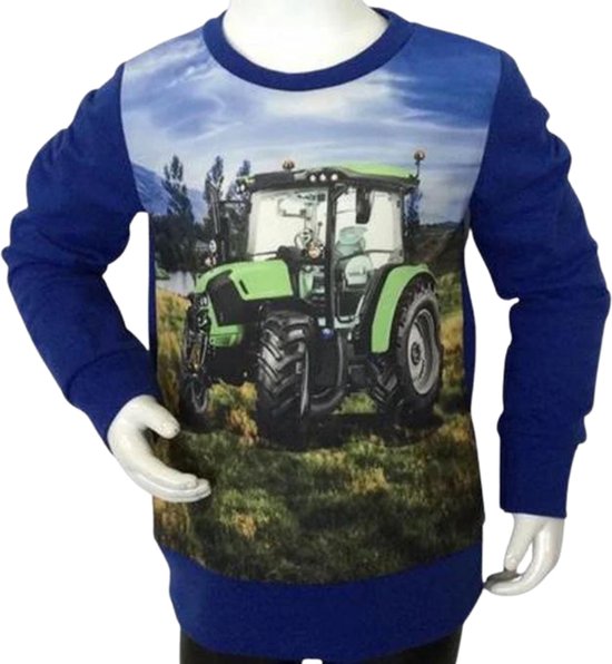 Jongens trui met Deutz tractor L033 -s&C-122/128-Trui jongens | bol