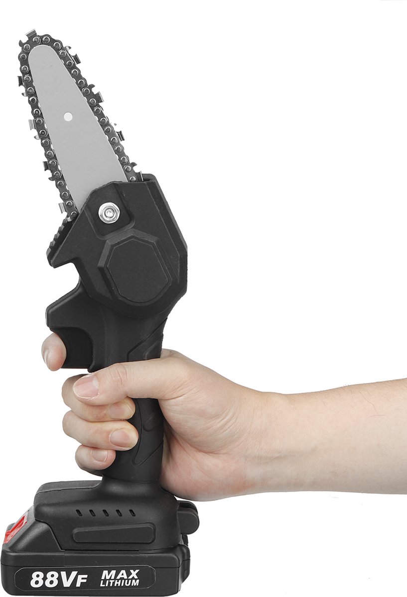 Mini kettingzaag - Snoeizaag - Accu Elektrisch Kettingzaagen - 21V - 4 ...