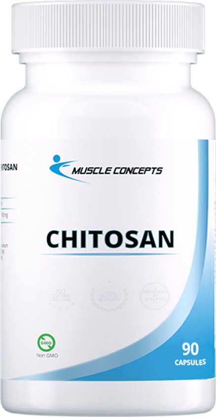 Chitosan supplement - goed voor de cholesterolspiegel - 90 Capsules ...