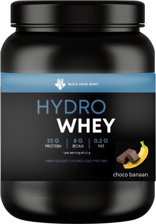 hydro whey eiwitshake chocolade banaan Build your Body ,proteine | bol.com