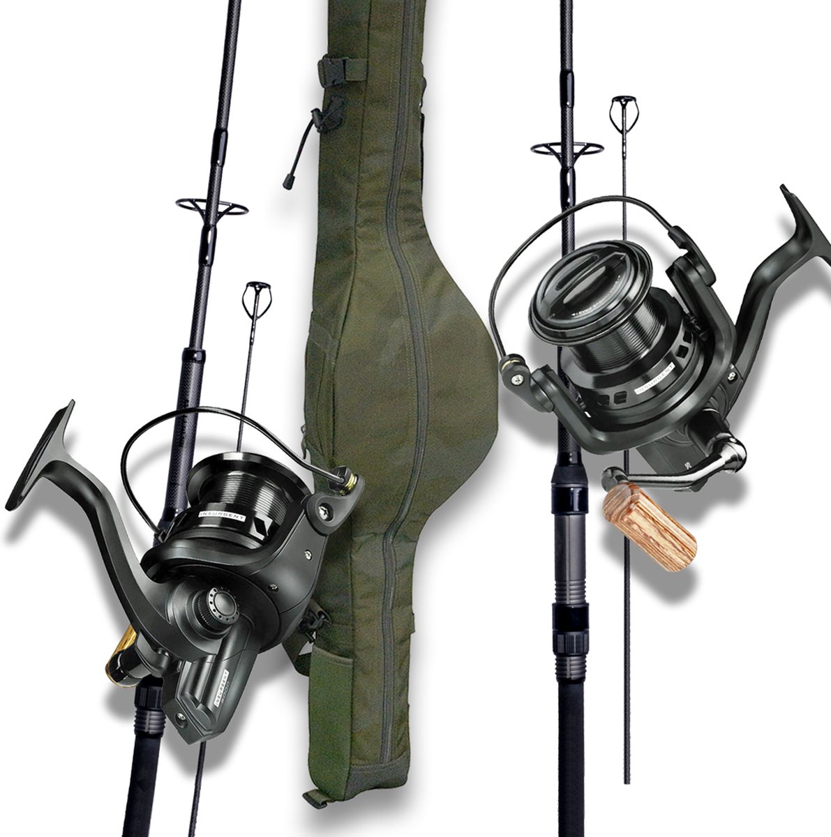 Sonik 2 Rod Insurgent Combo1 - 9' / 3.00lb | Karper set | bol.com