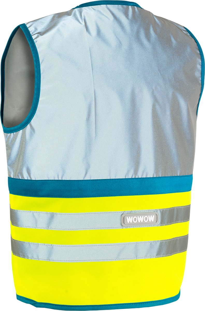 WOWOW Fluohesje kind EN17353 - Wasabi Jacket full reflective geel L ...