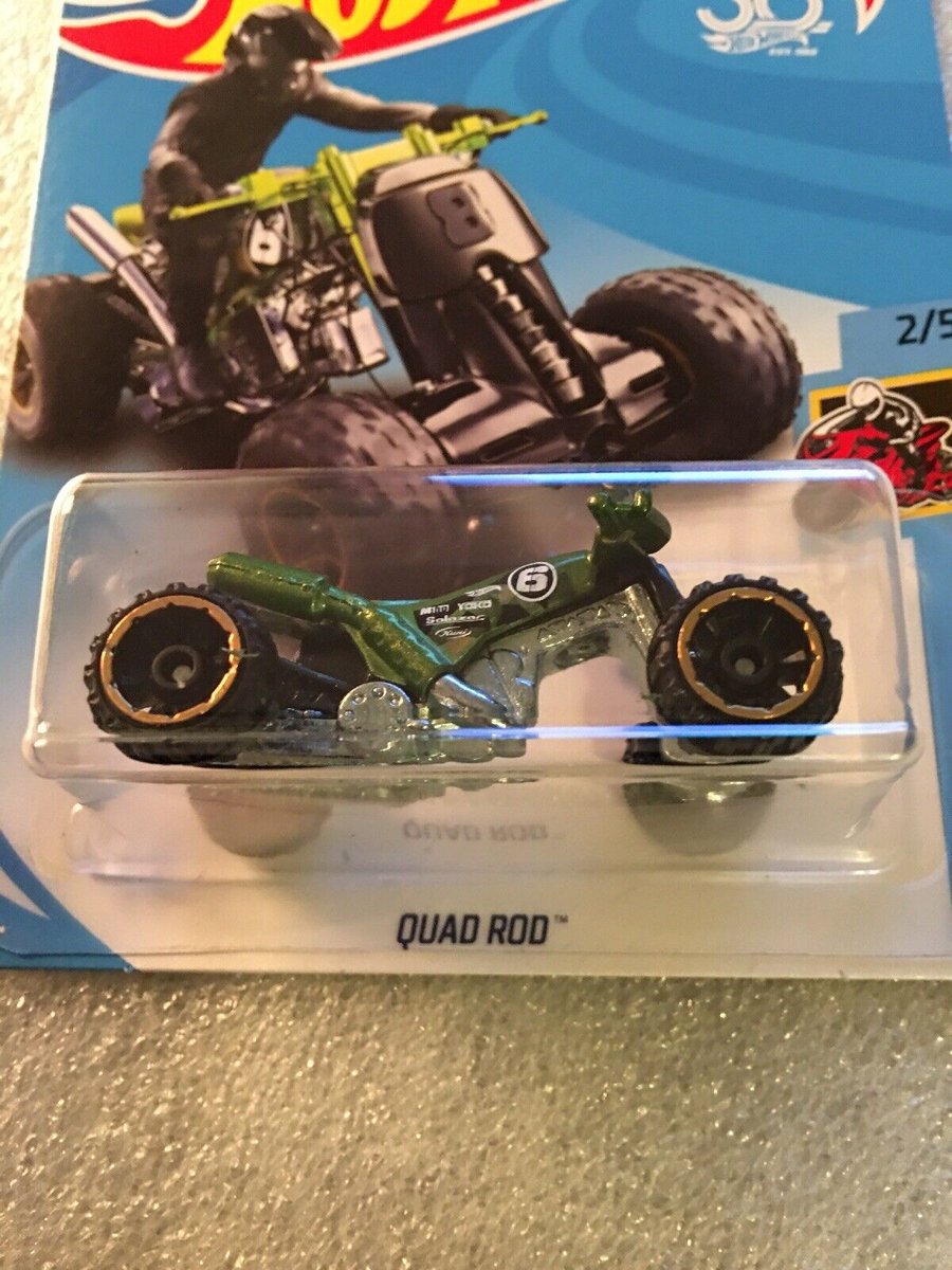 Hot Wheels Quad Rod groen - Die Cast voertuig - 7 cm - Metaal - Schaal ...