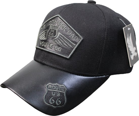 Black Eagle - Route 66 - Cap - Zwart | bol.com