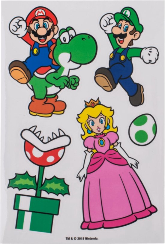 Super Mario - Tech Stickers - Set 39 Stickers | bol