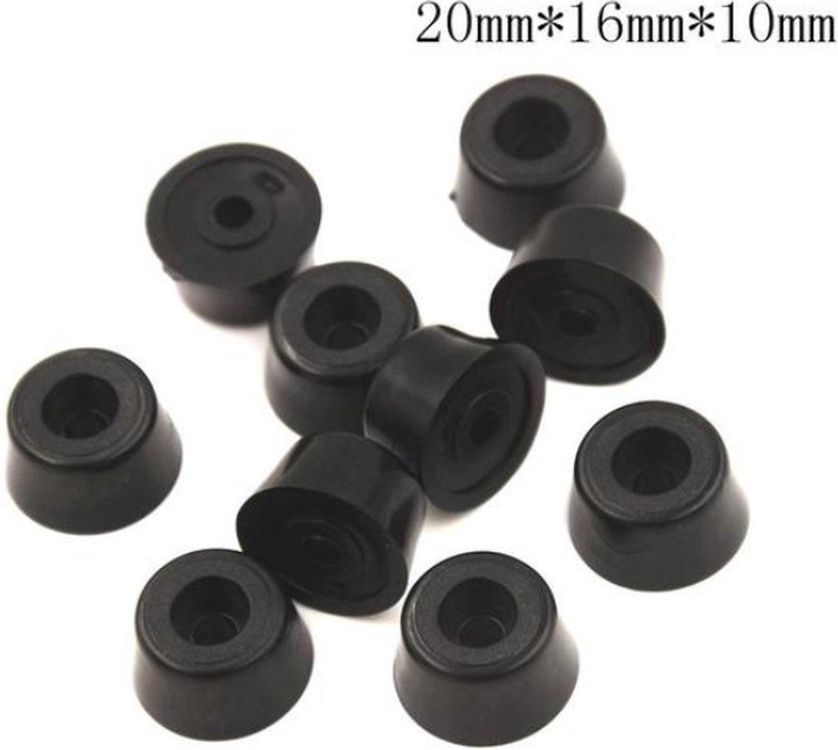 FSW-Products - 4 Stuks - Rubberen Voetjes - Onderzetters - Rubber Dopje -... | bol