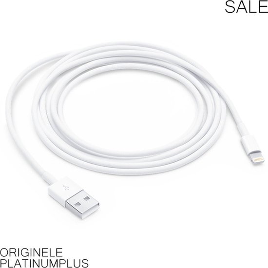 Apple Lightning naar USB Kabel - 3 meter - iPhone Apple Oplaadkabel ...