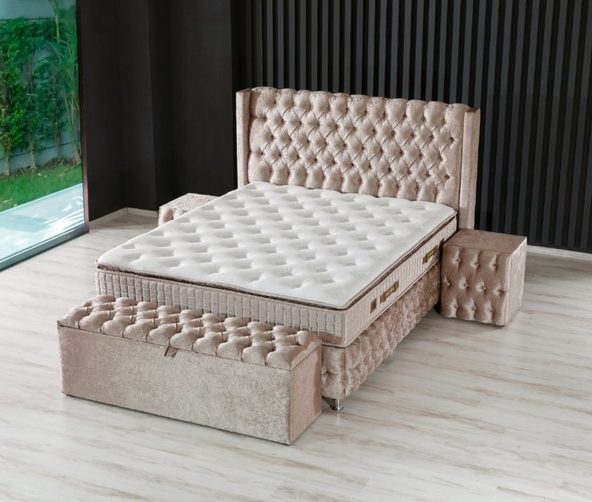 Boxspring met opbergruimte Opberg Boxspring Marbella Compleet Boxspring ...