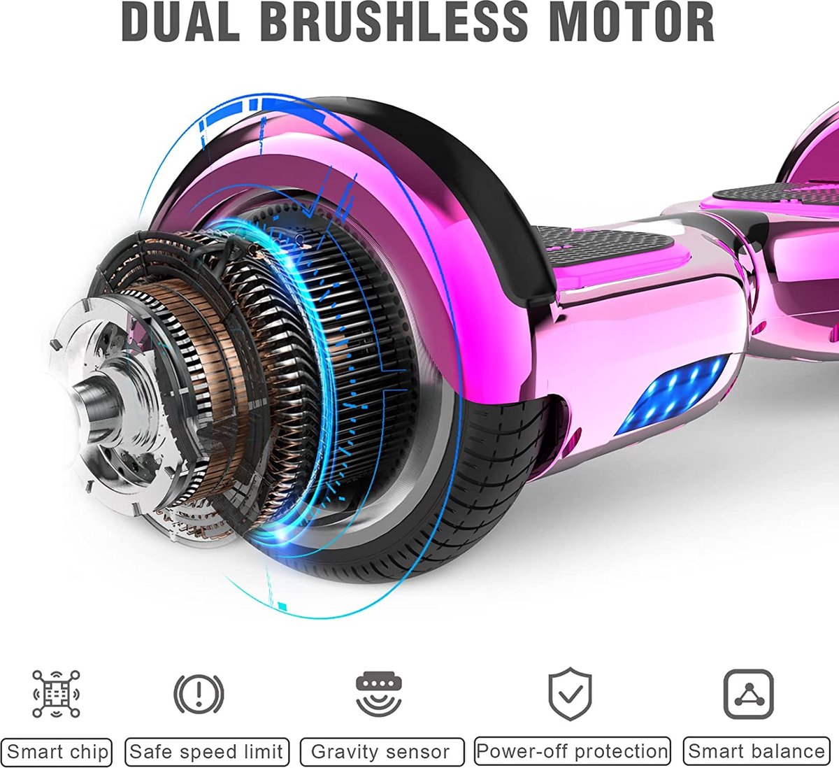 Mega Motion Hoverboard Met Hoverkart - Oxboard - 15 km/h - Bluetooth ...