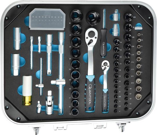 Quantool Gereedschapsset 233 delig - CrV Staal | bol.com