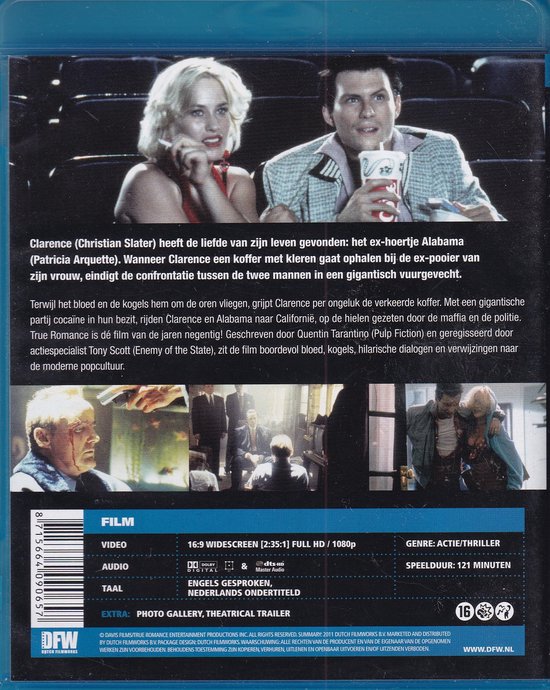 True Romance Blu-ray - Met Christian Slater en Patricia Arquette | bol