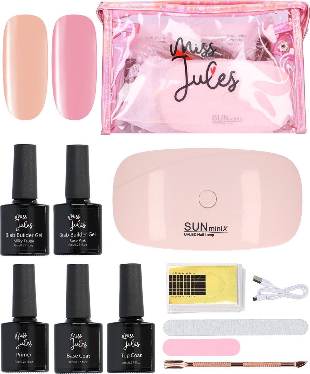 Miss Jules® BIAB Starter Pakket – Builder in a Bottle – BIAB Nagel Builder Gel – BIAB... | bol.com