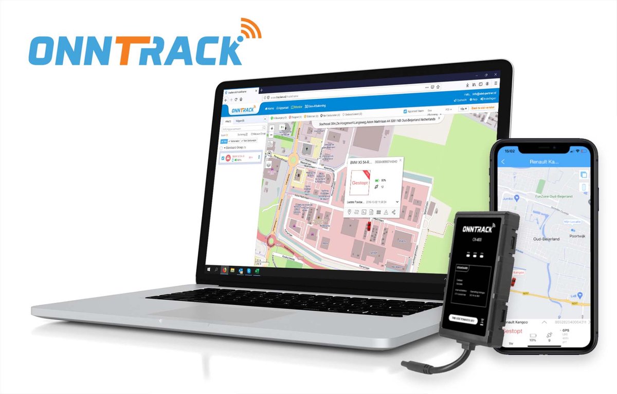 Onntrack 400 inbouw GPS tracker – Lifetime gratis tracking! - 5 jaar ...