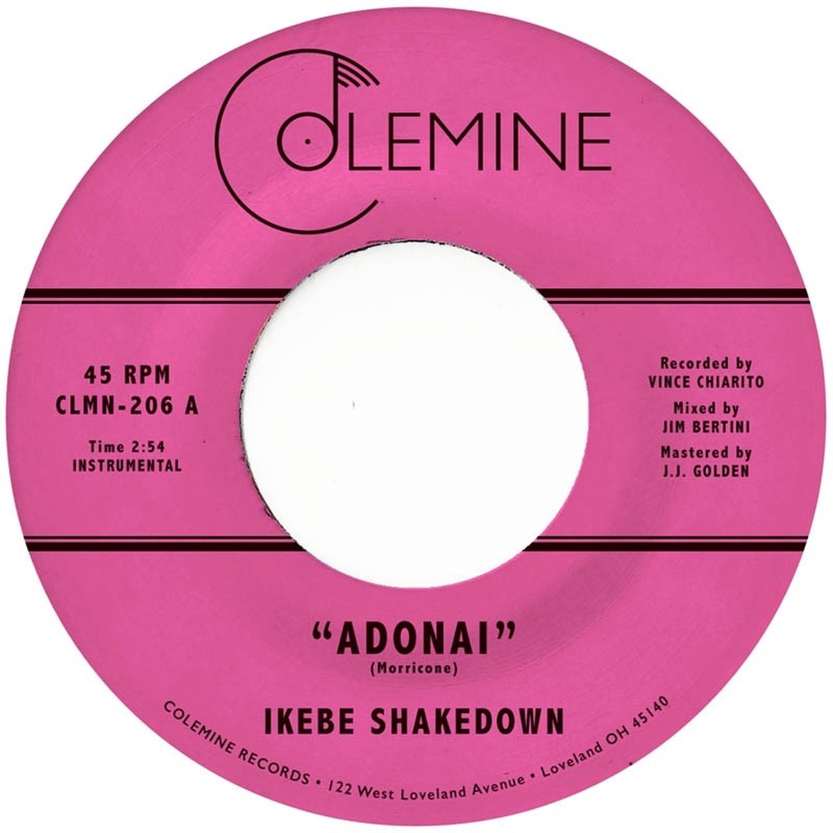 Ikebe Shakedown - Adonai (7" Vinyl Single) (Coloured Vinyl), Ikebe ...