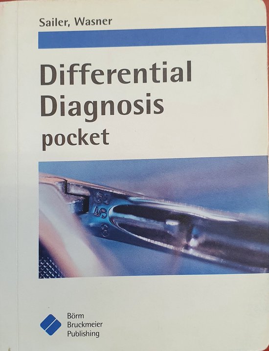 Differential Diagnosis Pocket, Christian Sailer & Susanne Wasner | 9781591032014 | Boeken | bol