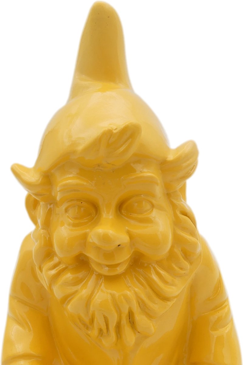 Stoobz zittende kabouter geel - Kabouter geel - 20 cm groot - Kabouter ...