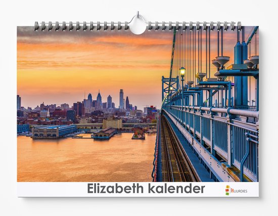 Elizabeth kalender 35 x 24 cm | Verjaardagskalender Elizabeth ...
