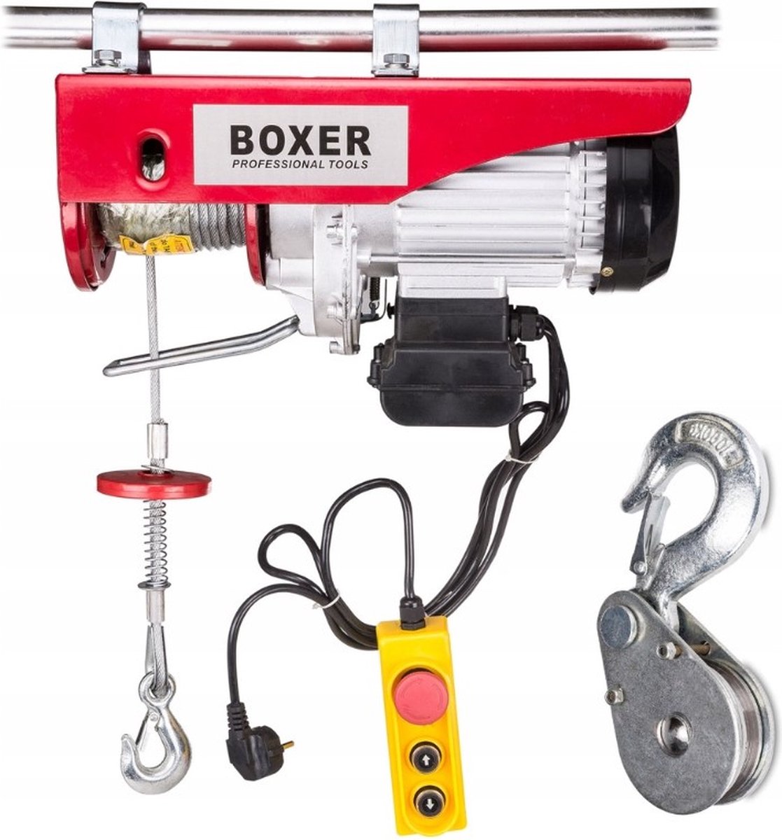 Boxer Elektrische Lier 500 kg - Kabel 145/56 cm - 2000 W | bol.com
