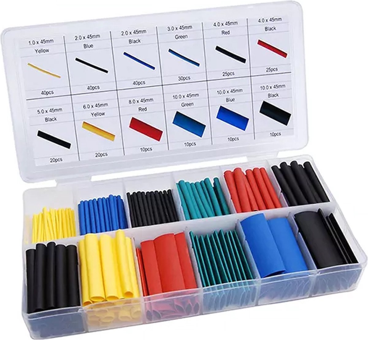 Krimpkous Set 280-delig - Kabelschoen - Kabelschoentjes Assortiment ...