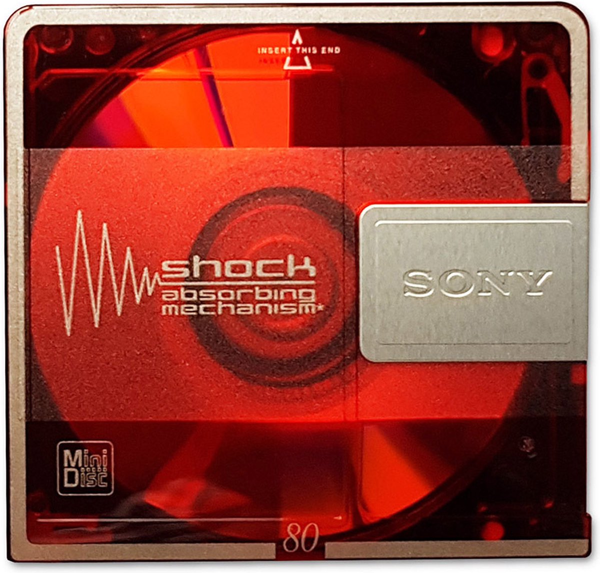 Sony 80 Min Recordable MD minidisc mini disc Color Collection Shock ...