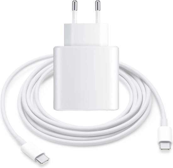 45W USB-C Snellader met Kabel USB C 3 meter - Oplaadset S24, S23, S22 ...