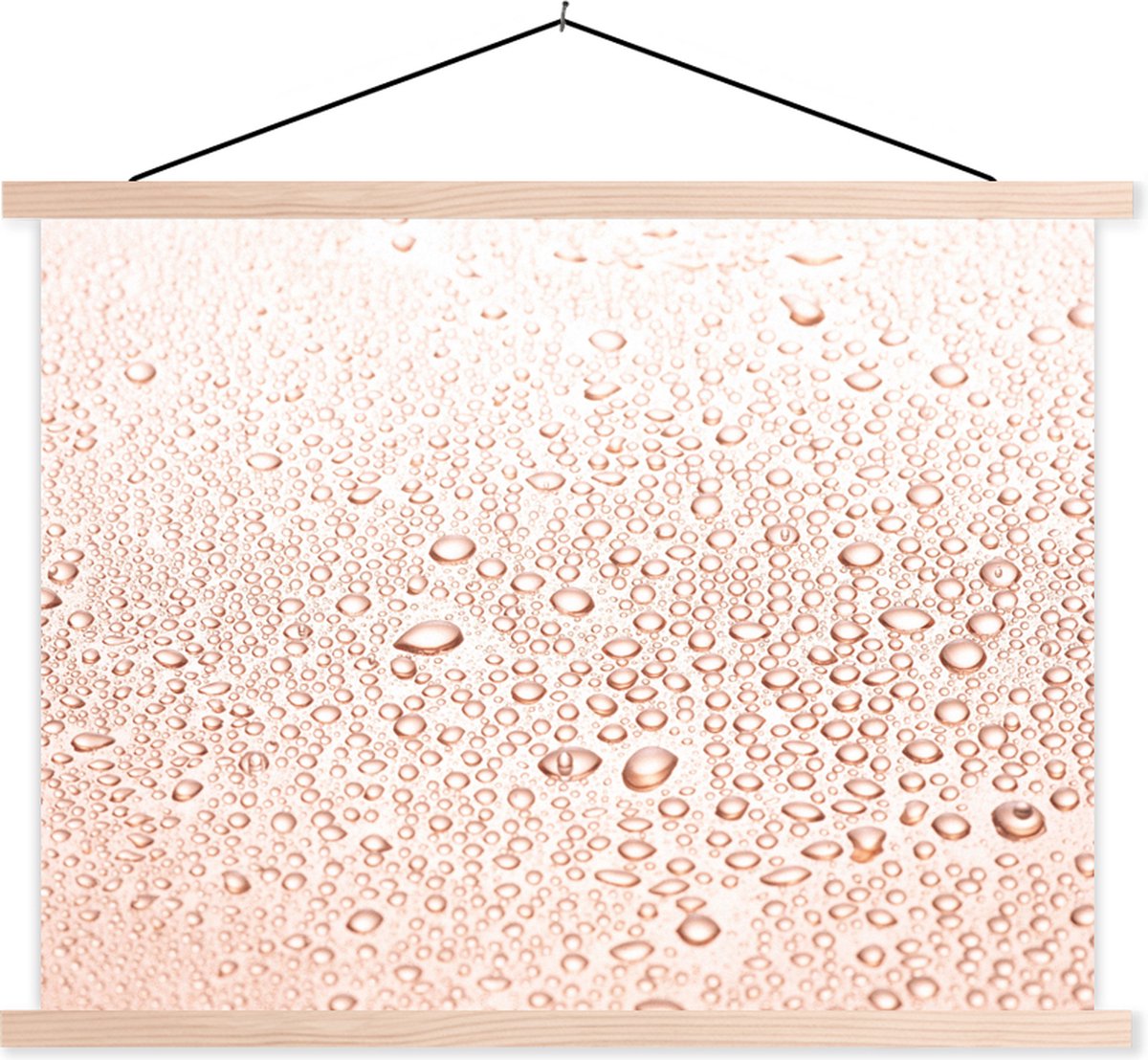 Posterhanger incl. Poster - Schoolplaat - Koperen structuur met ...