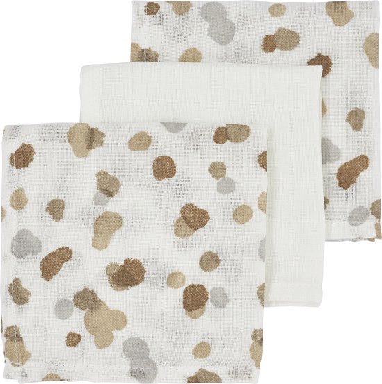 Meyco Stains spuugdoekjes - 3-pack - neutral - 30x30cm | bol.com