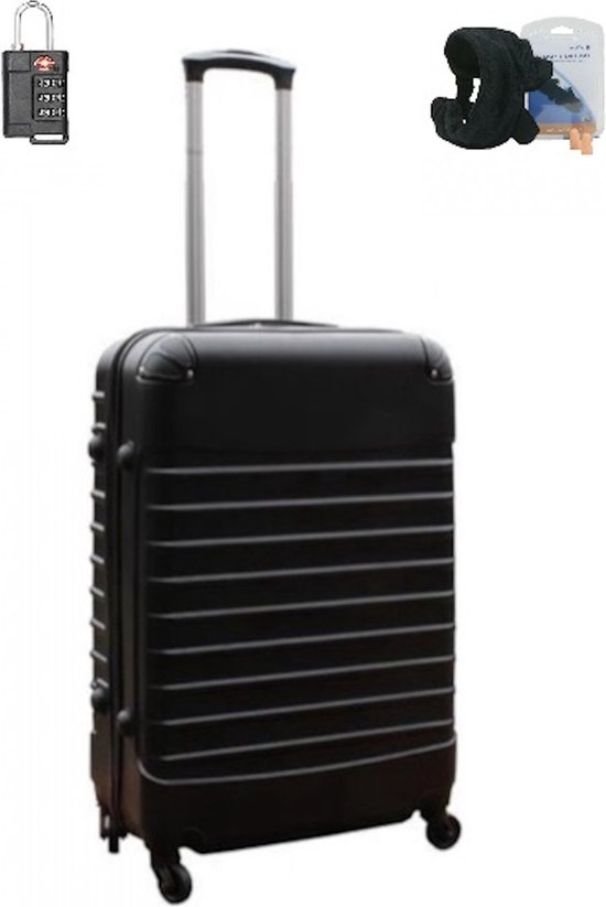 Travel Deluxe Reiskoffer 75 cm met dubbele wielen - Trolley koffer met ...