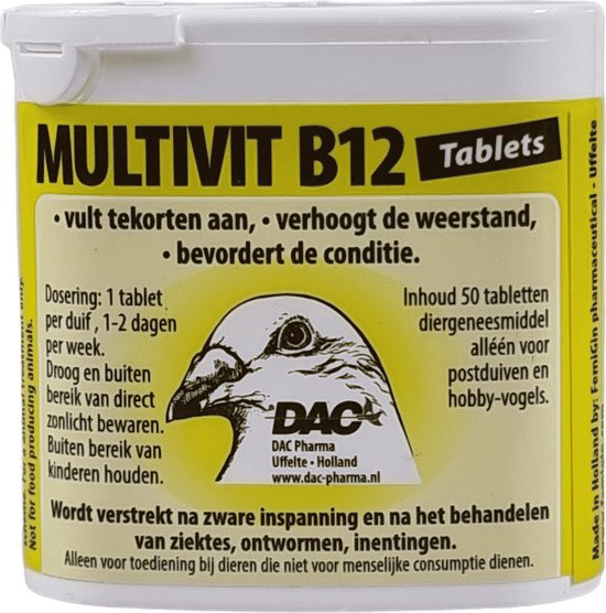 Dac Pharma Multivitaminen B-12 tablet | bol.com