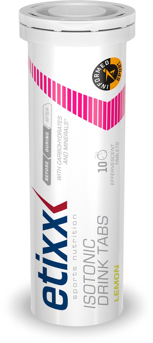 Etixx - Isotonic effervescent tablet 6 tubes - LEMON | bol